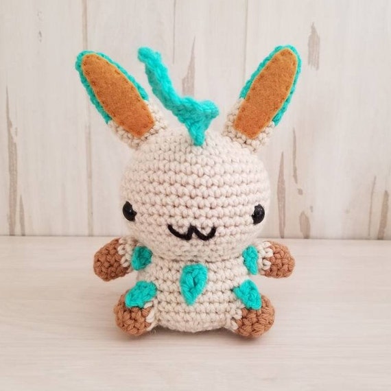 Leafeon Crochet Amigurumi Pokemon - Etsy