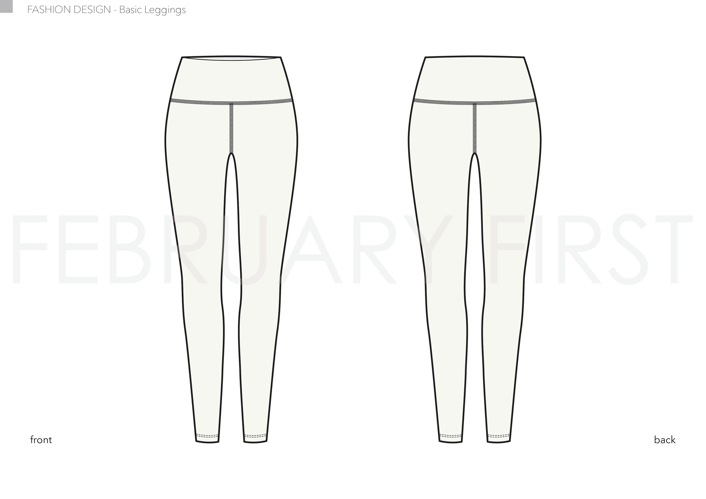 Basic Sport Bottoms - Adobe Illustrator Template - Etsy