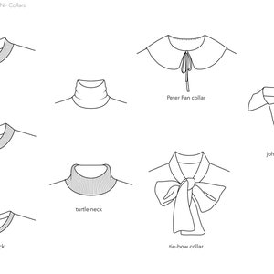Vector Collars Library for Adobe Illustrator - Etsy