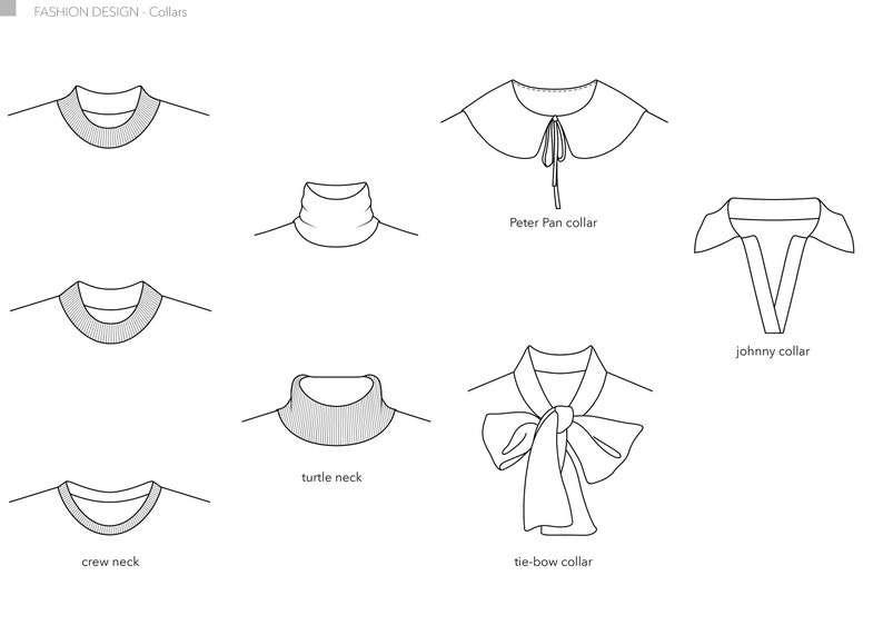 Vector Collars Library for Adobe Illustrator - Etsy