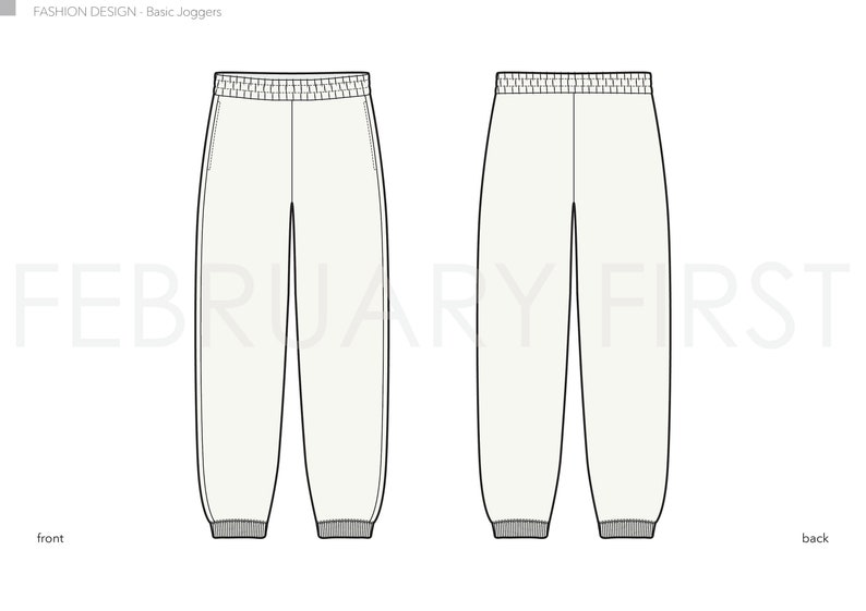 Basic Sport Bottoms - Adobe Illustrator Template - Etsy