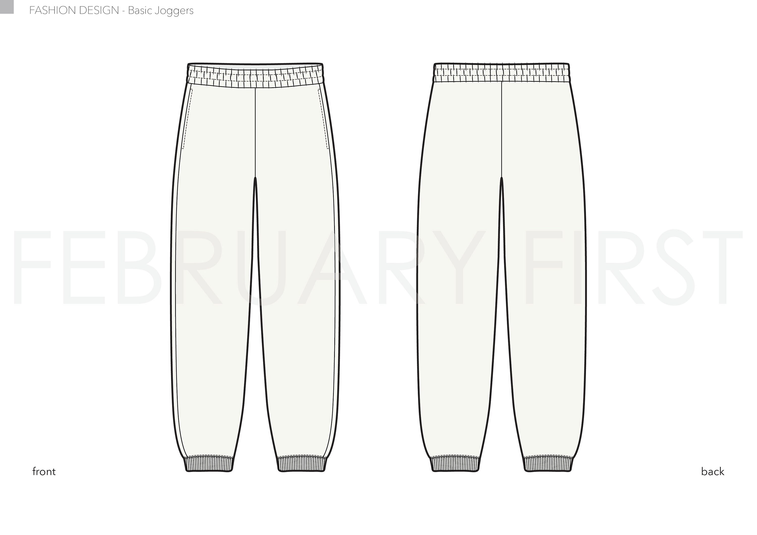 Basic Sport Bottoms - Adobe Illustrator Template - Etsy