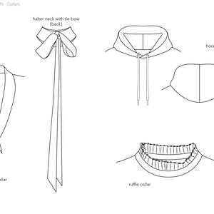 Vector Collars Library for Adobe Illustrator - Etsy