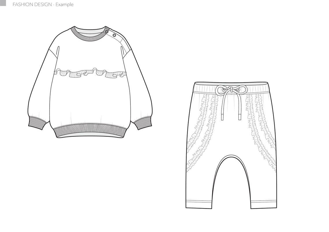 Vector Ruffles Library for Adobe Illustrator - Etsy