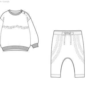 Vector Ruffles Library for Adobe Illustrator - Etsy