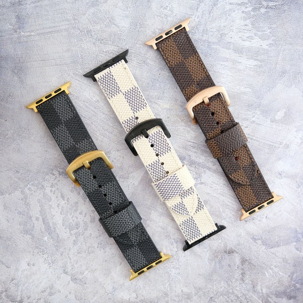Damier Checkered Apple Watch Band - Etsy