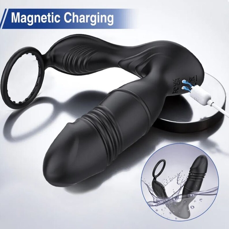 Male Thrusting Prostate Massager Bluetooth App Vibrator For Etsy