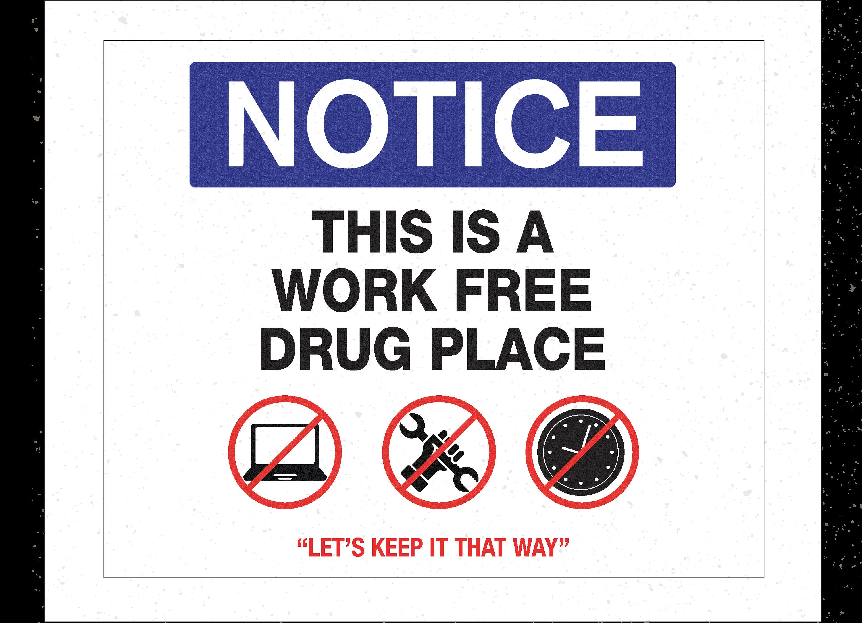 Work Free Drug Place - Paper Print - Etsy