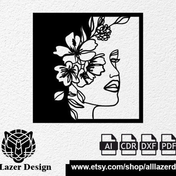 Female Design Dxf - Etsy