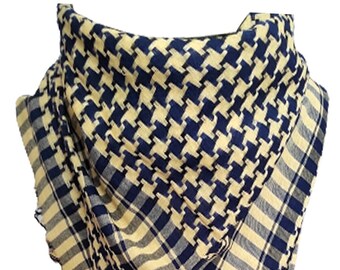 Navy Blue Shemagh - Etsy