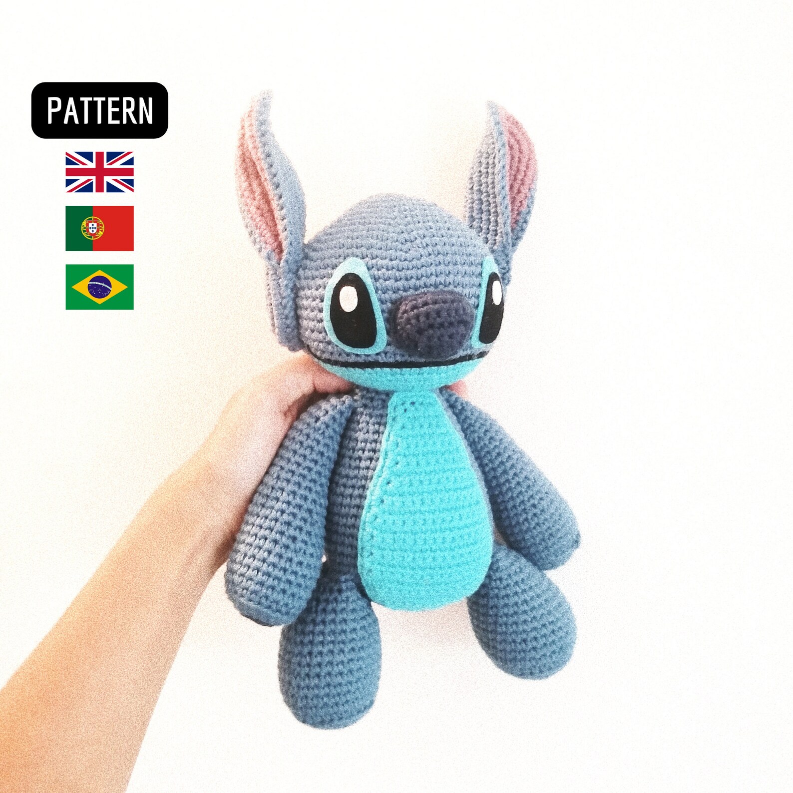 PATTERN Amigurumi Stitch Crochet, PDF With Images (english and ...