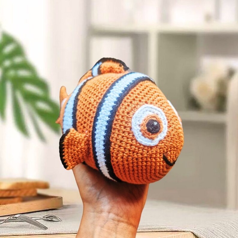 PATTERN Amigurumi Clownfish Crochet, PDF With Images (english and ...