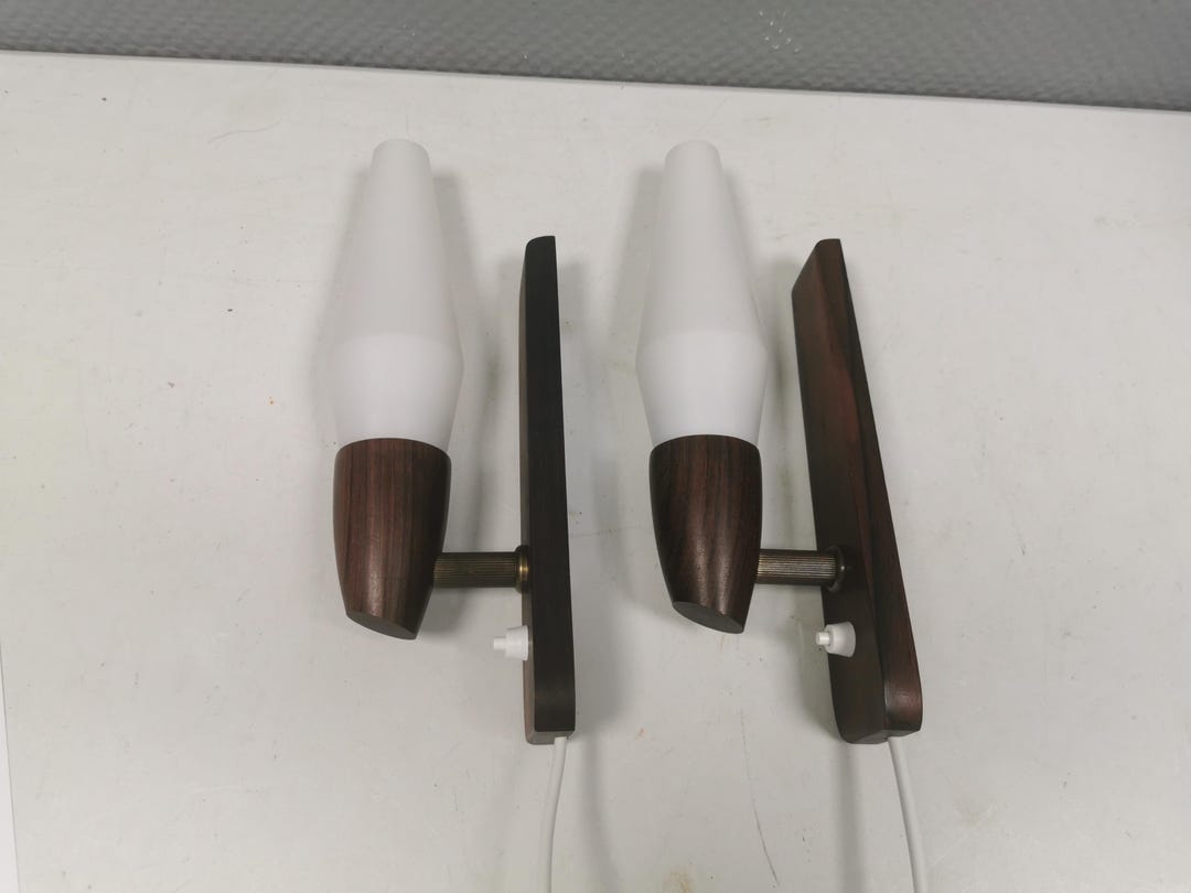 The Most Beautiful Pair of Wall Lamps From Danish Vitrika (closed in ...