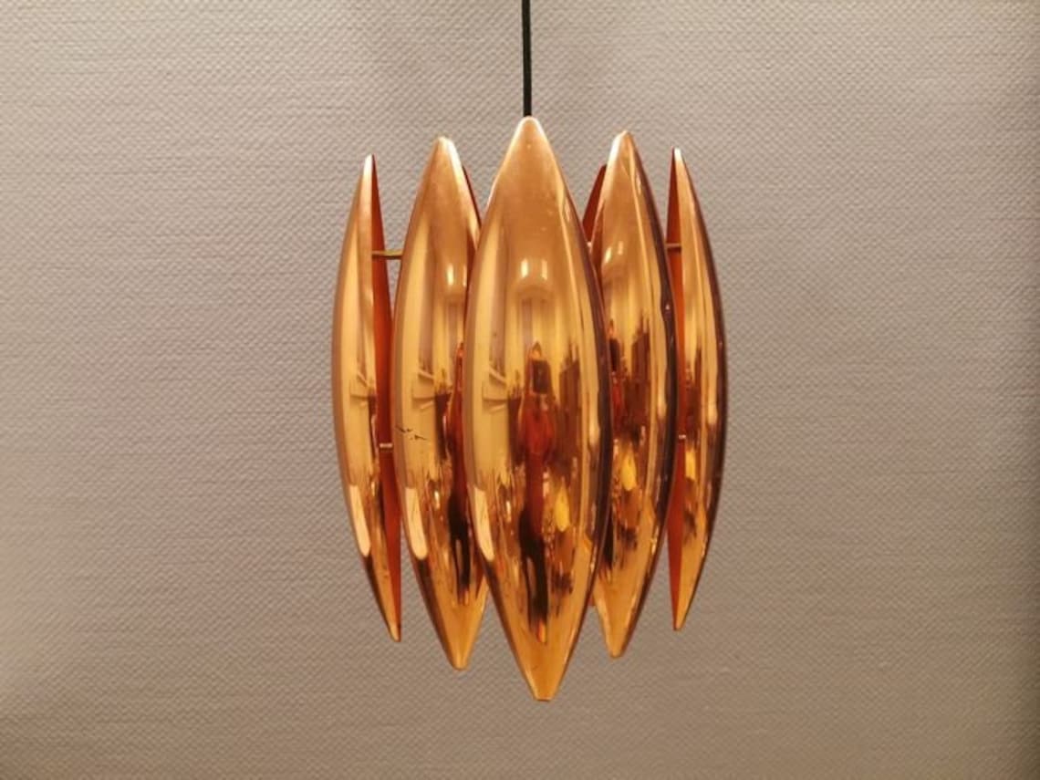 Extremly Design Lamp, Model Kastor in Solid Copper, Designed by Jo ...