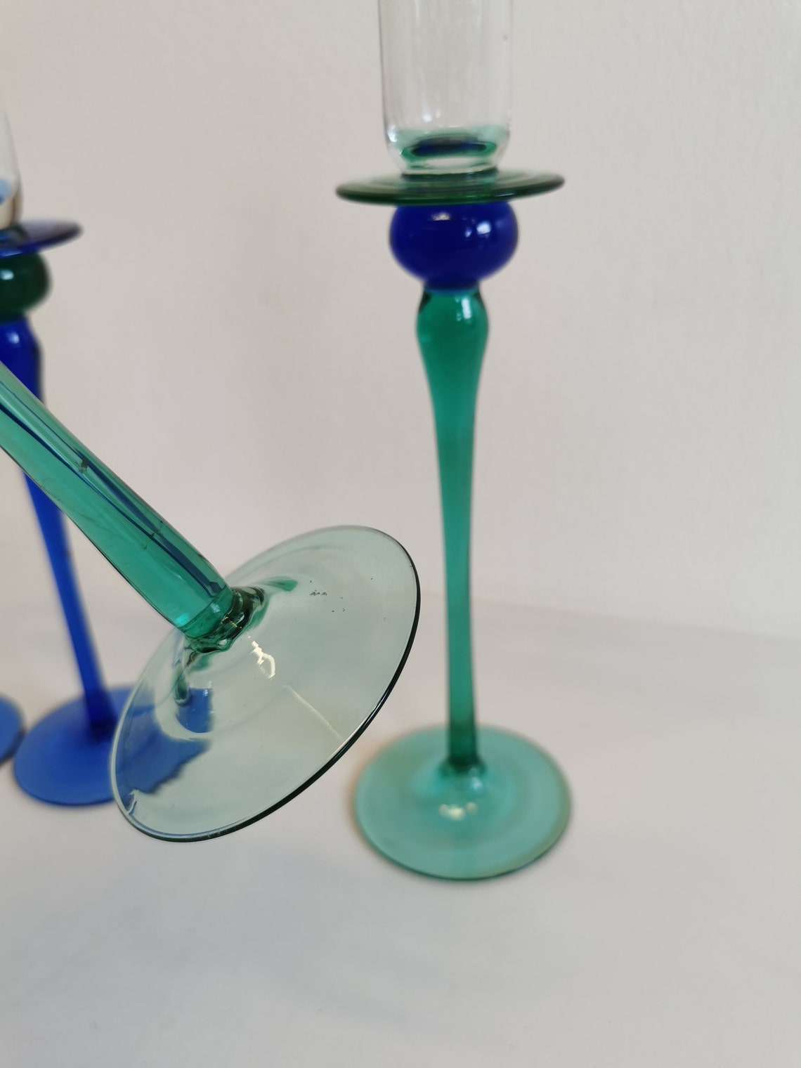 Fantastically Beautiful Candlesticks From Danish Holmegaard - Etsy