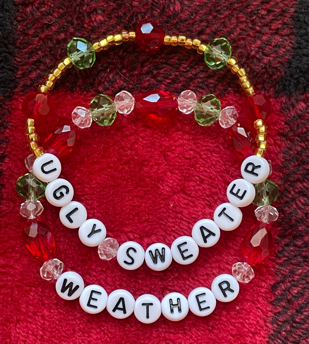 Ugly Sweater Weather Christmas Holiday Winter Bracelets Party Jewelry ...