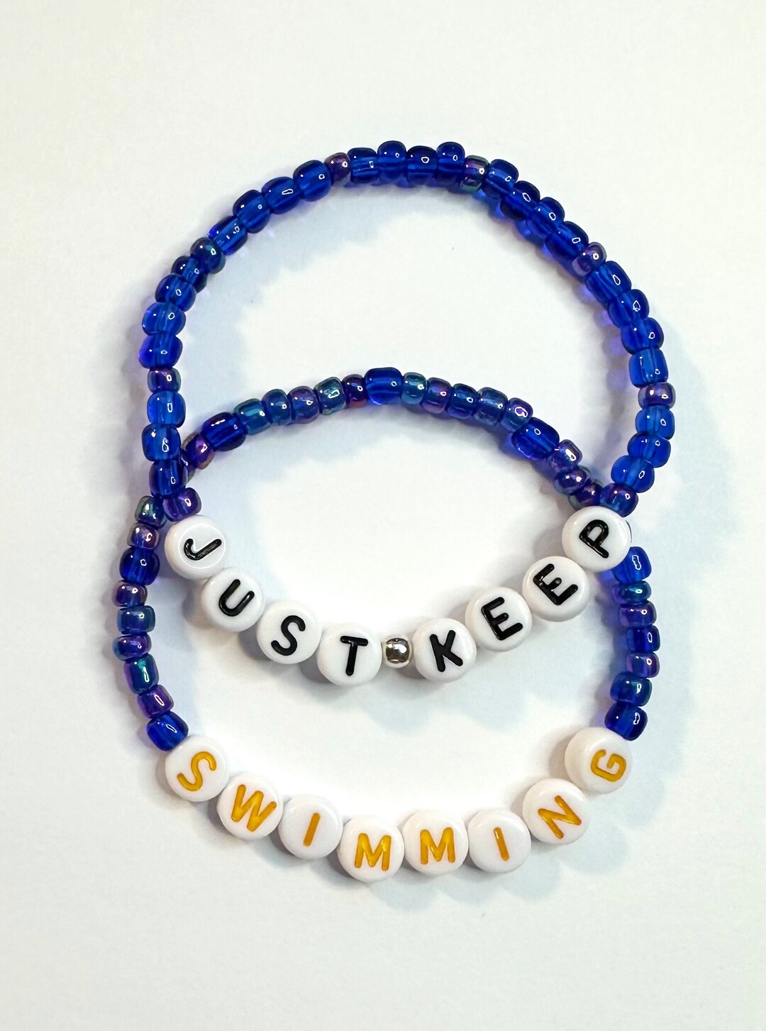 Just Keep Swimming Bracelet Stack Set Theme Park Style Accessory ...