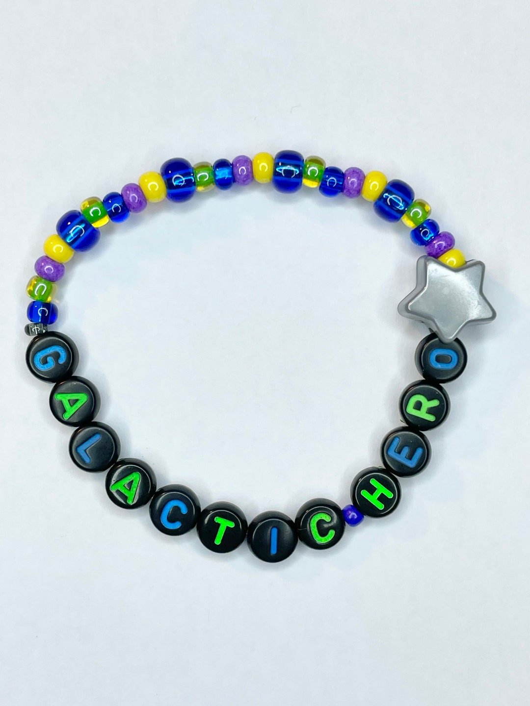 Galactic Hero Bracelet Space Ranger Beaded Star Theme Park Attraction ...