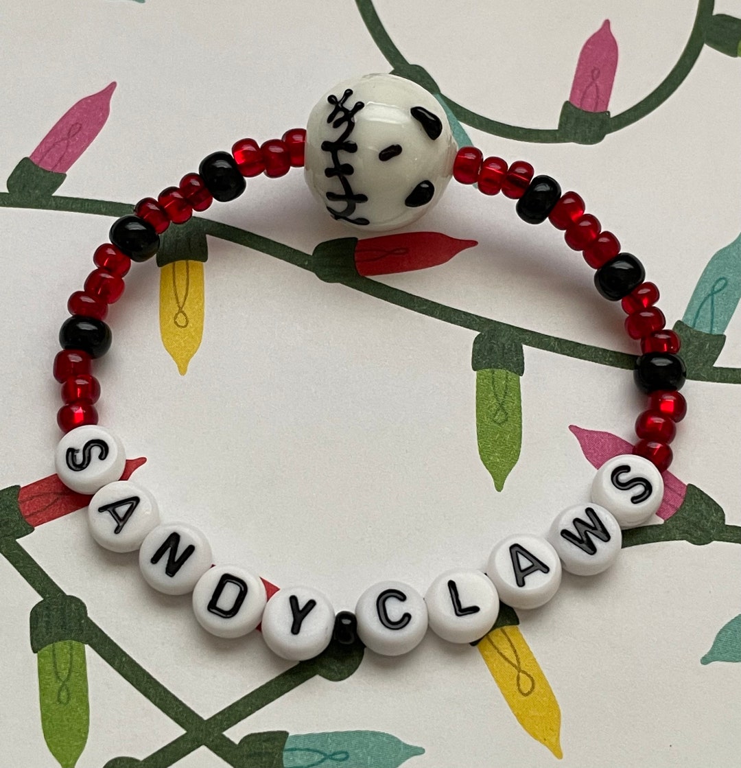 Sandy Claws Bracelet Skeleton Head Christmas Halloween Spooky Nightmare ...