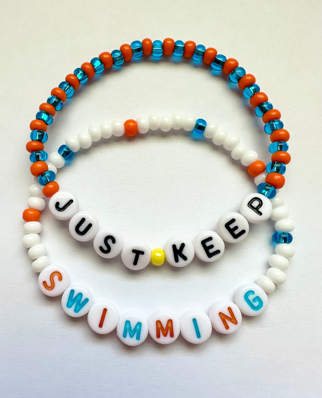 Just Keep Swimming Bracelet Stack Set Theme Park Style Mouse Ears ...