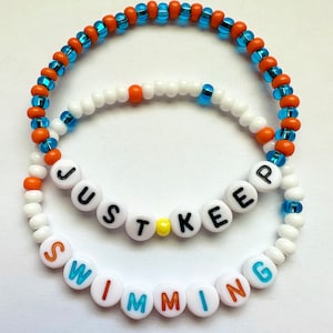 Just Keep Swimming Bracelet Stack Set Theme Park Style Mouse Ears ...