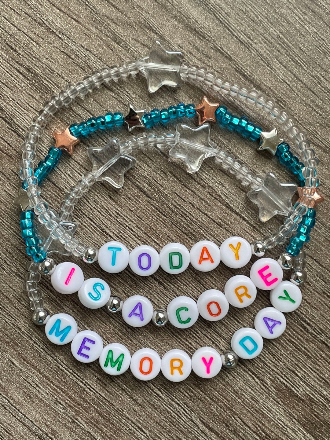 Core Memory Bracelet Stackable Layering Theme Park Style Today - Etsy