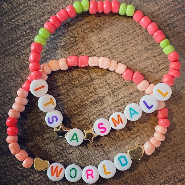 Its a Small World Letters - Etsy