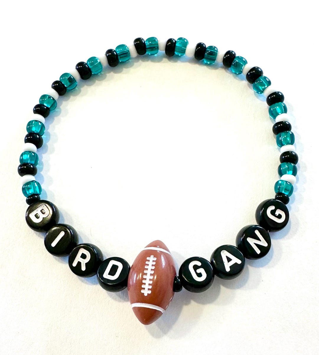 Bird Gang Football Bracelet Team Fan Sideline Fit Style Outfit Apparel ...