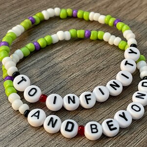 Disney Inspired Bracelets Buzz to Infinity & Beyond Toy Story Themed ...