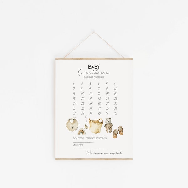 Baby Countdown - Etsy