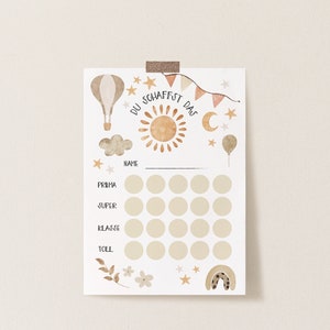 Belohnungstafel I Belohnungssystem für Kinder I Töpfchentraining ...