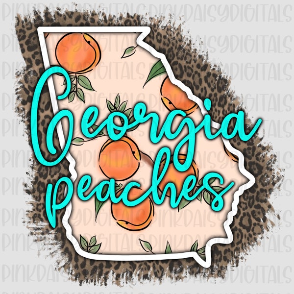 Georgia Peach Svg - Etsy