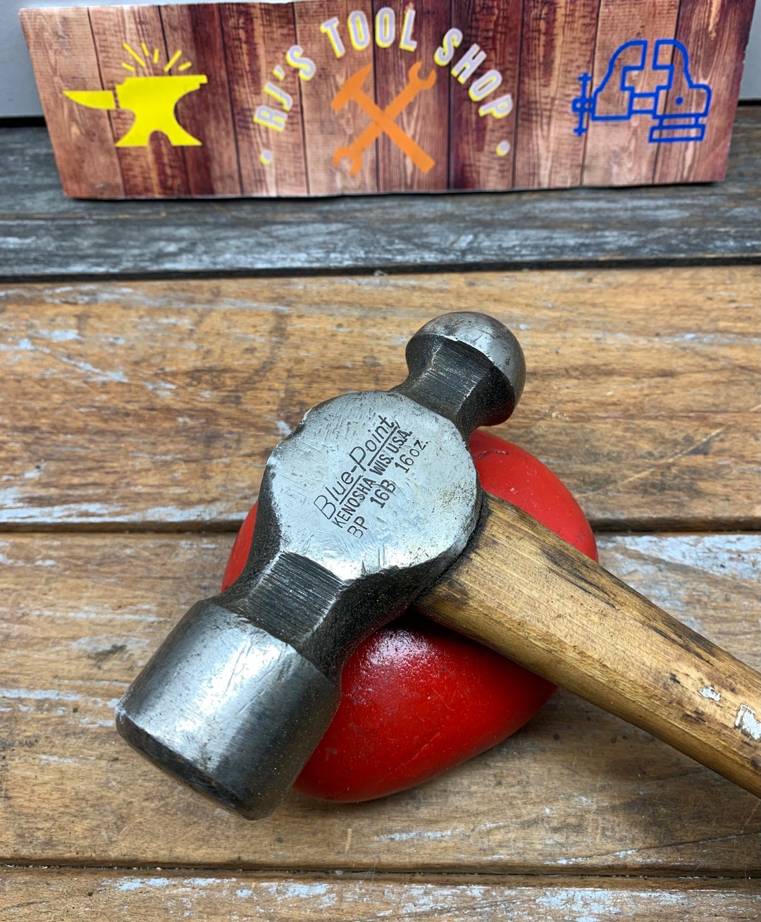 Blue Point / Snap on Ball Peen Hammer 16 Oz. Original Handle - Etsy