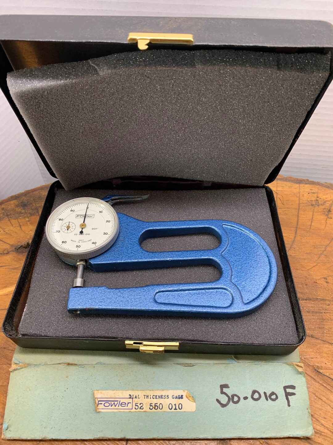 Vintage Fowler 52-550-010 Dial Thickness Gauge - Etsy