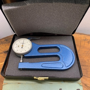 Vintage Fowler 52-550-010 Dial Thickness Gauge - Etsy