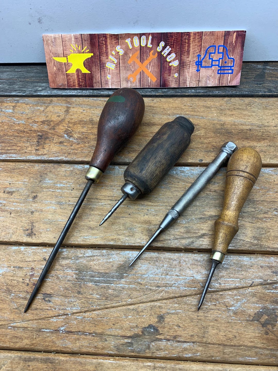 Vintage Awl Lot & General Scribe - Etsy