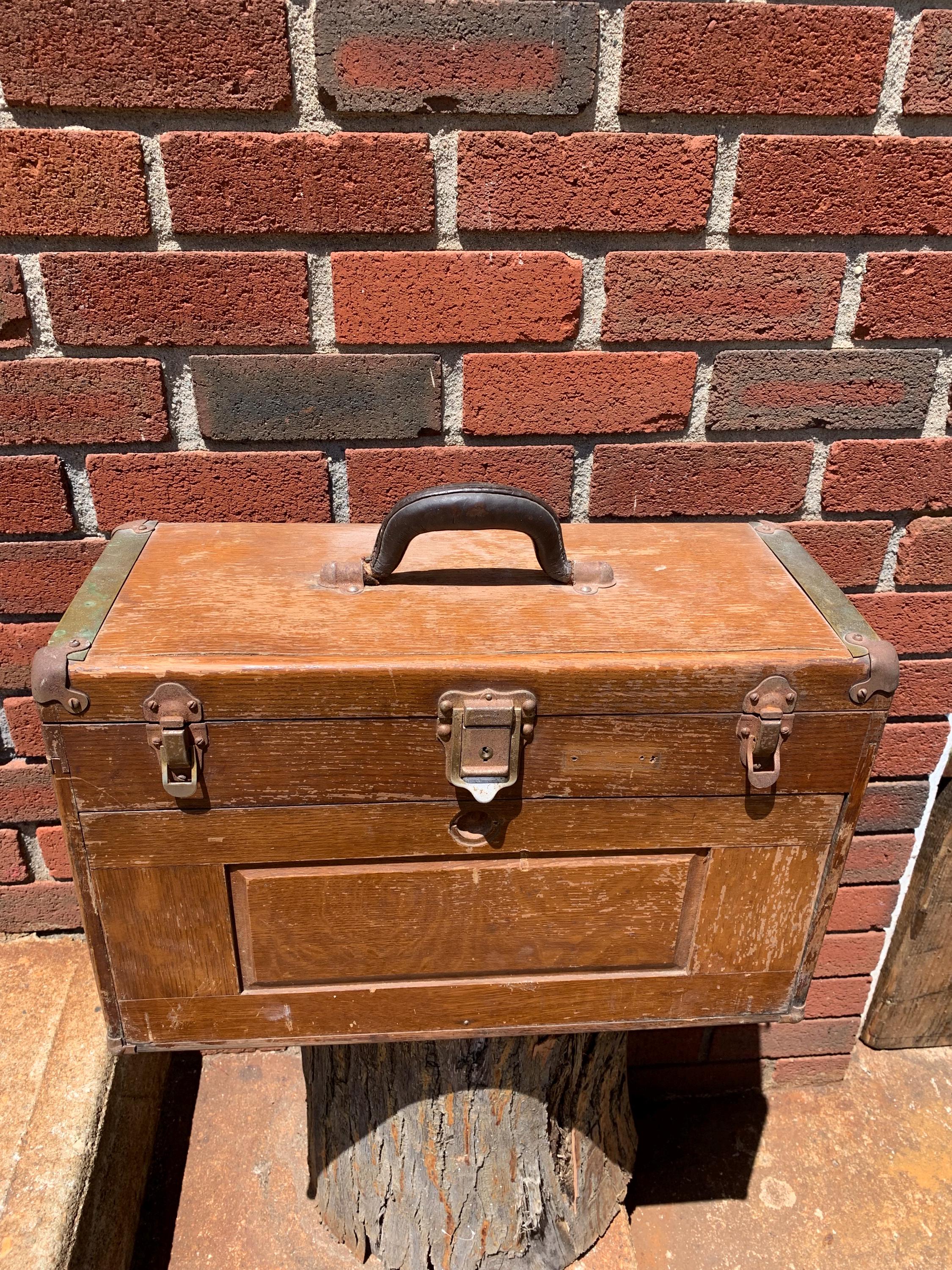Union Machinist Oak Toolbox No.368 - Etsy