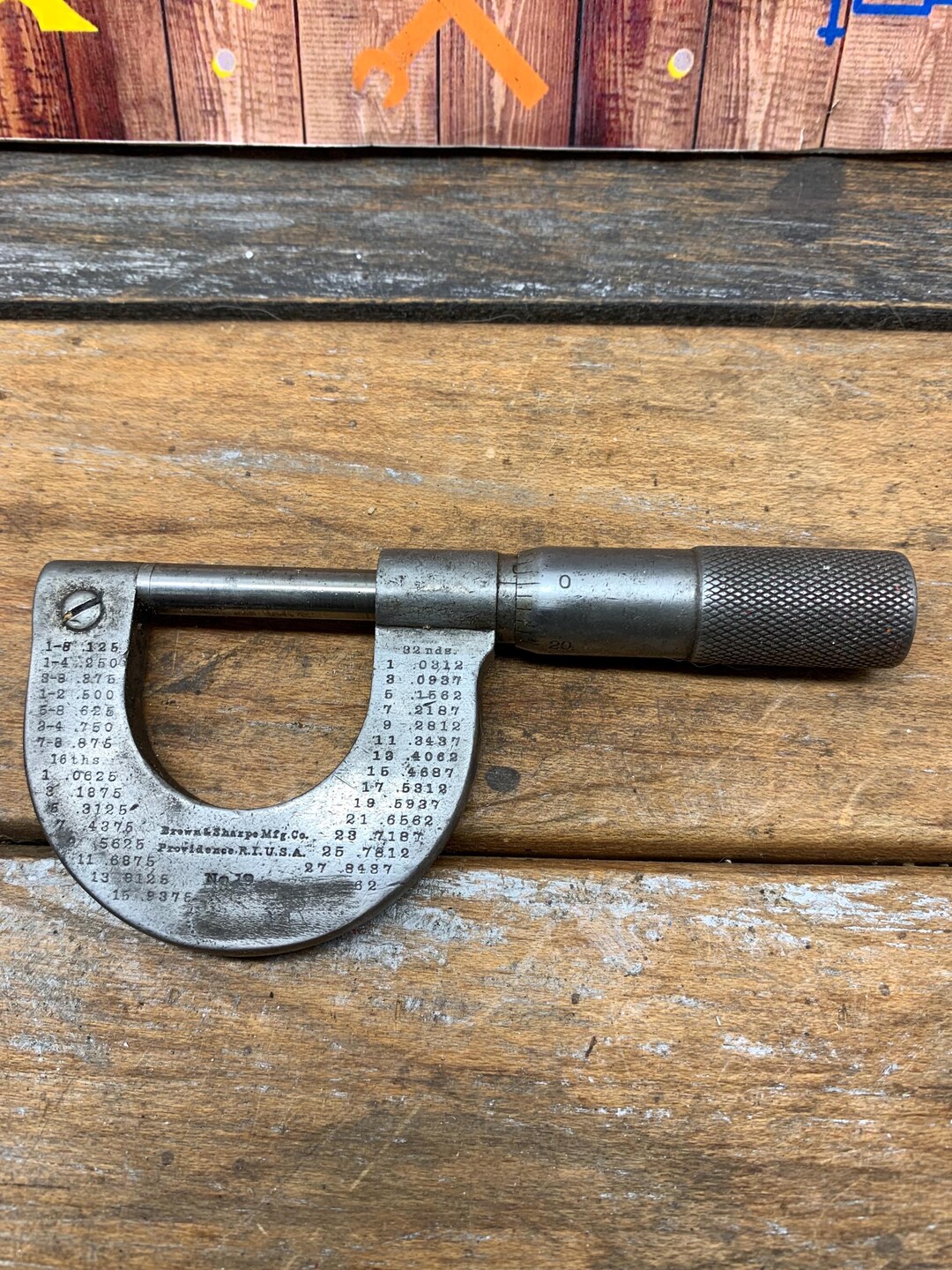 Browne and Sharpe No. 10 Micrometer - Etsy