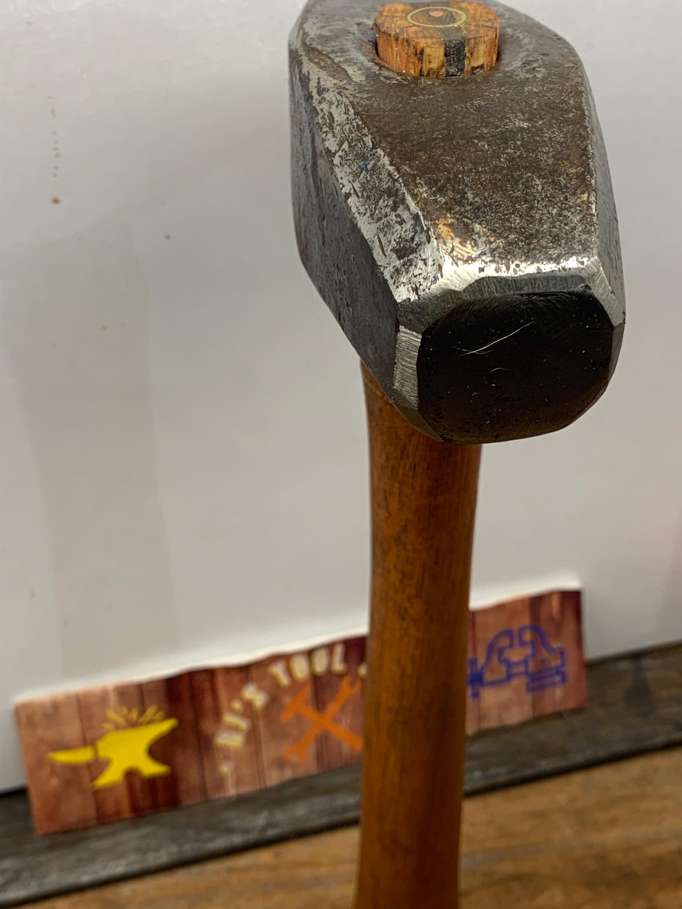 Atha 3 Lbs. Sledge Hammer New Handle USA Purple Heart Brass Copper - Etsy