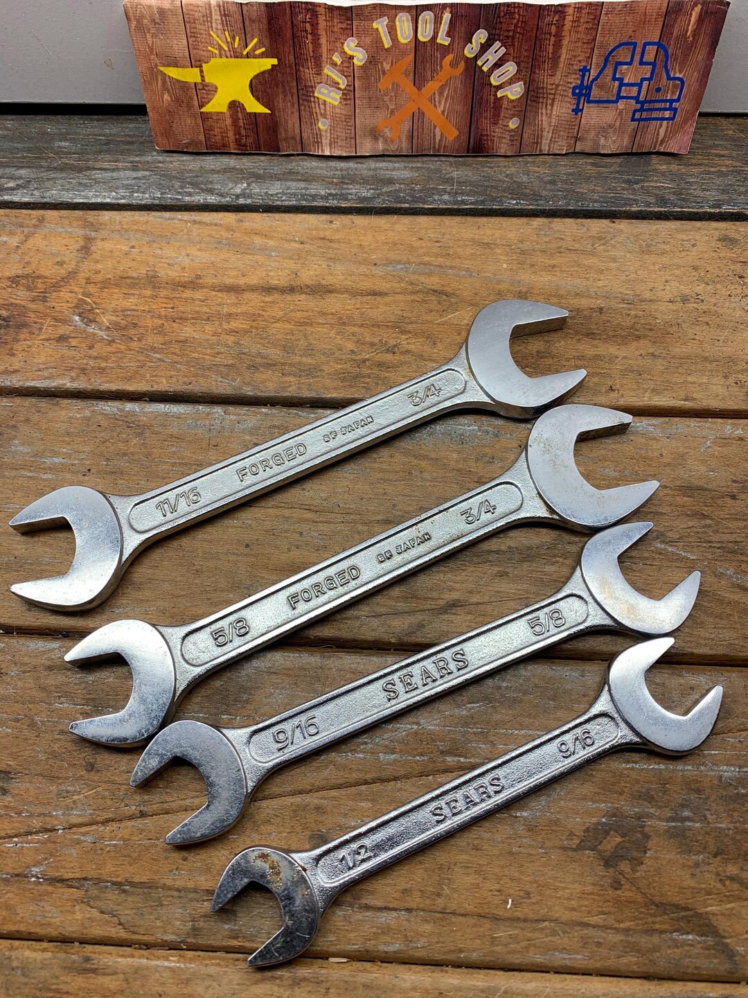 SEARS Craftsman Wrenches SAE Lot Double Ended - Etsy