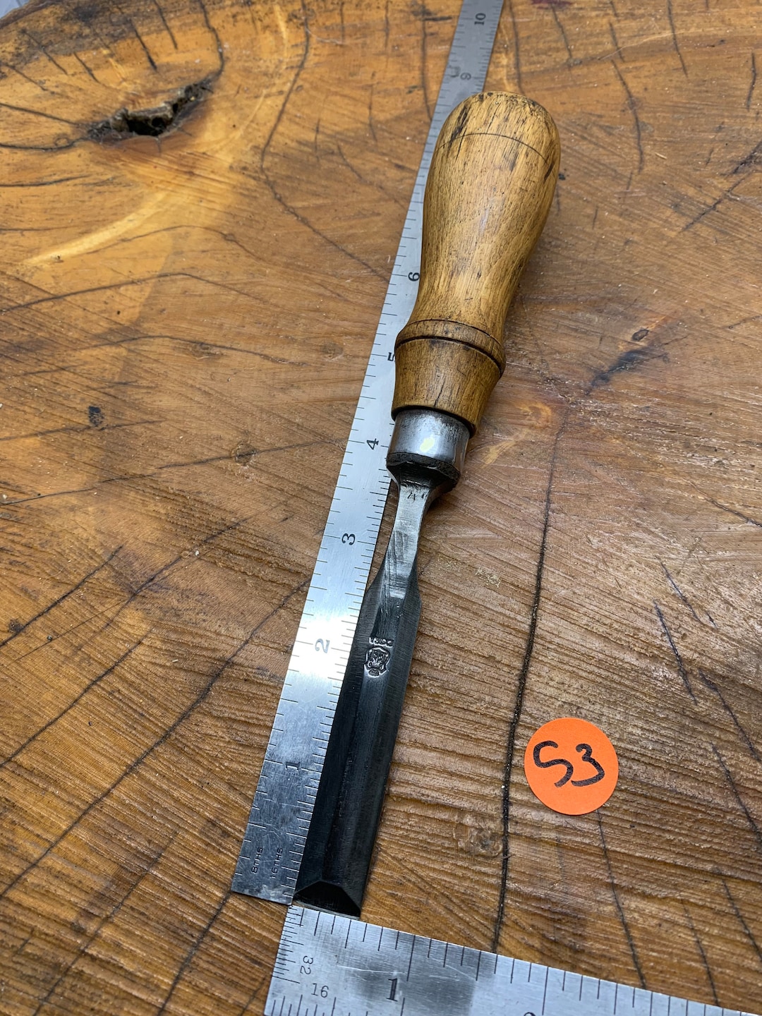 Exria Vintage Beveled Wood Chisel - Etsy