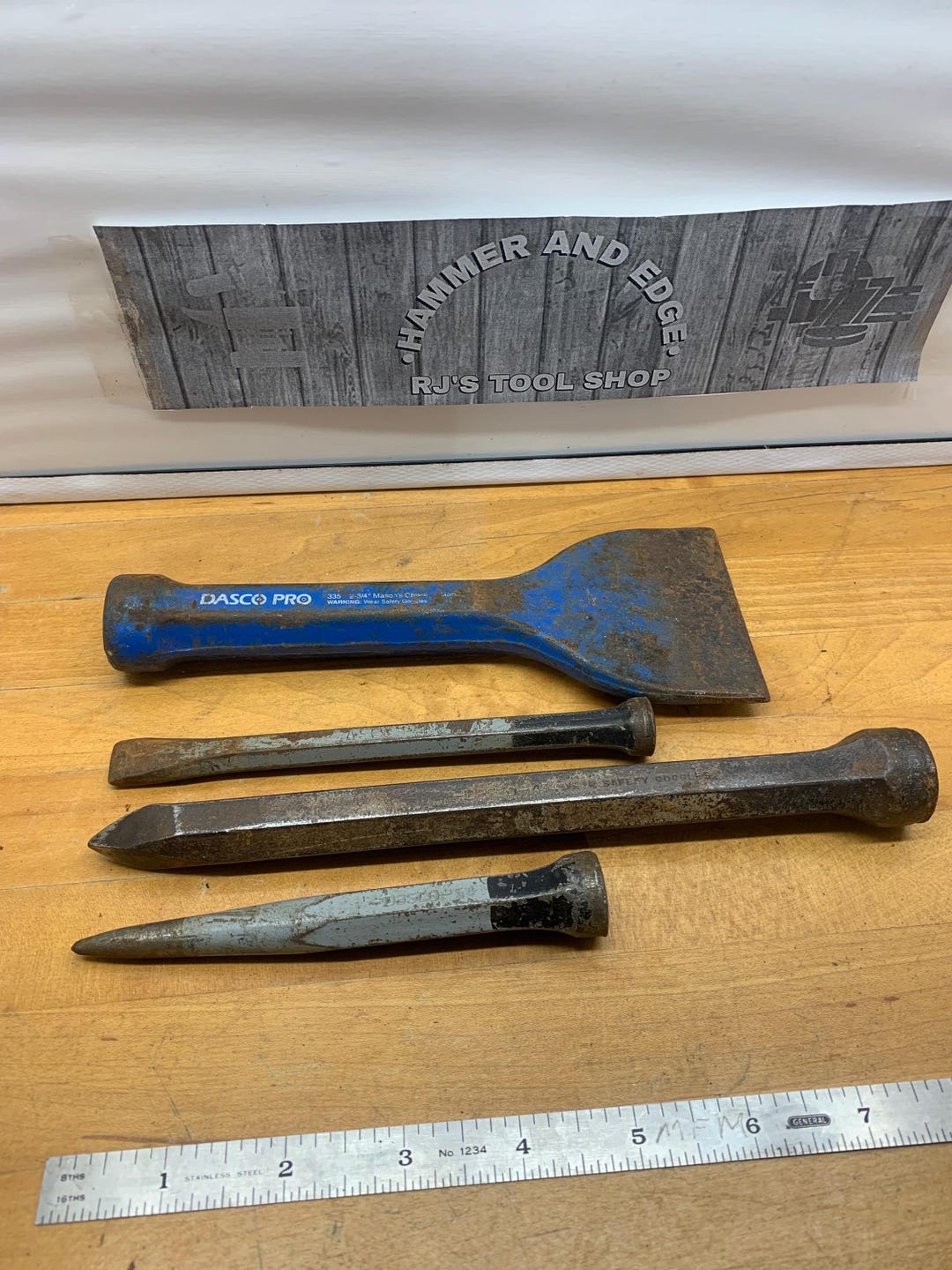 Dasco Chisel Lot Mason Masonry - Etsy