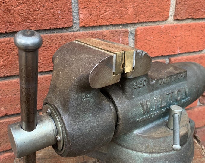 Vintage Mini Handheld Vise & Clamp on Bench Vise Gunsmith, Jeweler ...