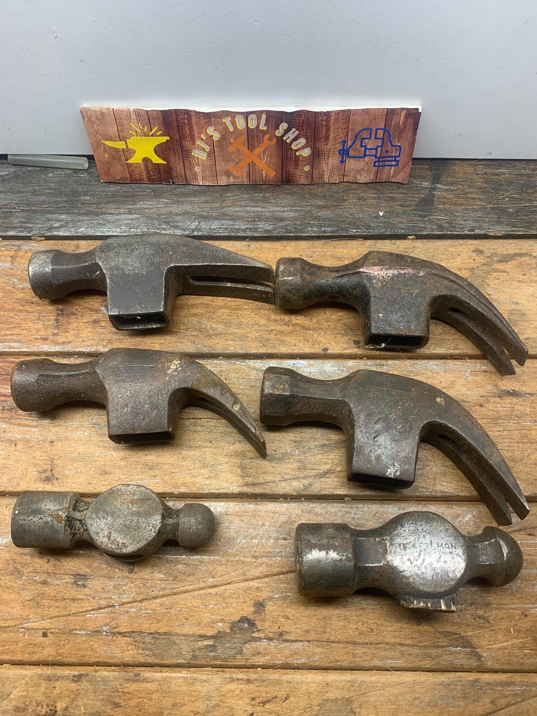 Ball Peen Claw Hammer Head Lot Blacksmith - Etsy