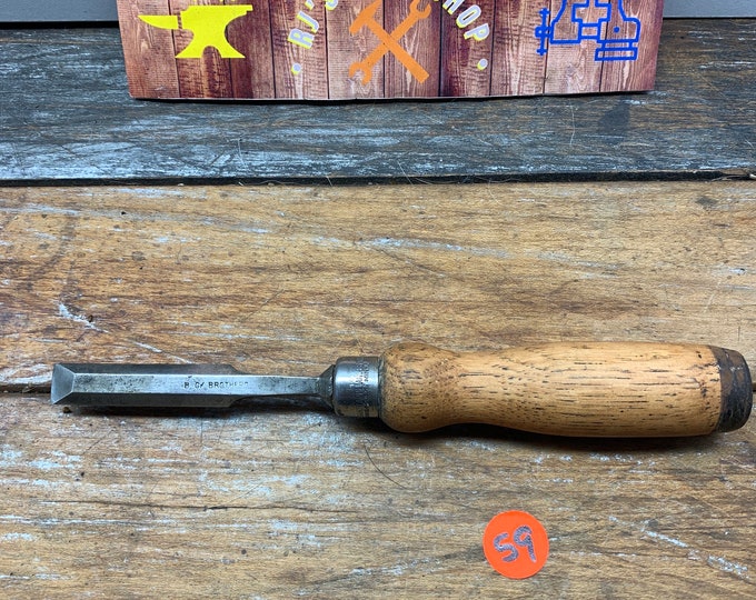 Buck Brothers Vintage Beveled Wood Chisel 1/2 In. - Etsy
