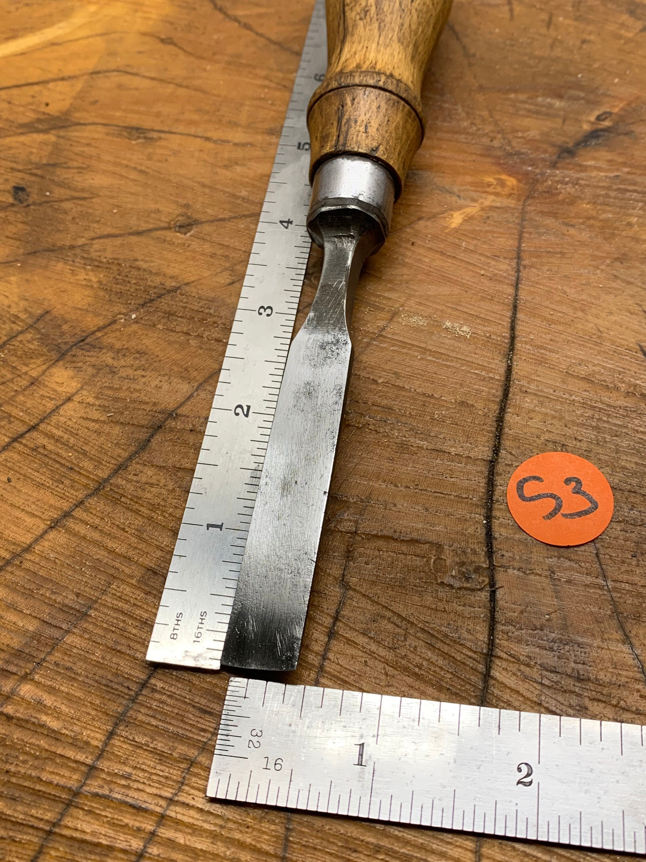 Exria Vintage Beveled Wood Chisel - Etsy
