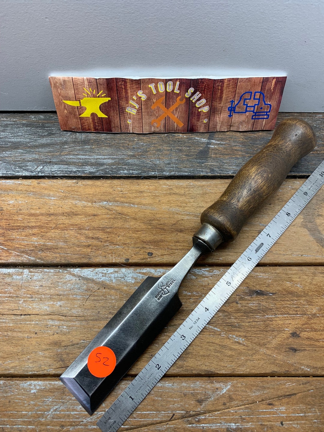 Vintage Buck Brothers Beveled Chisel - Etsy