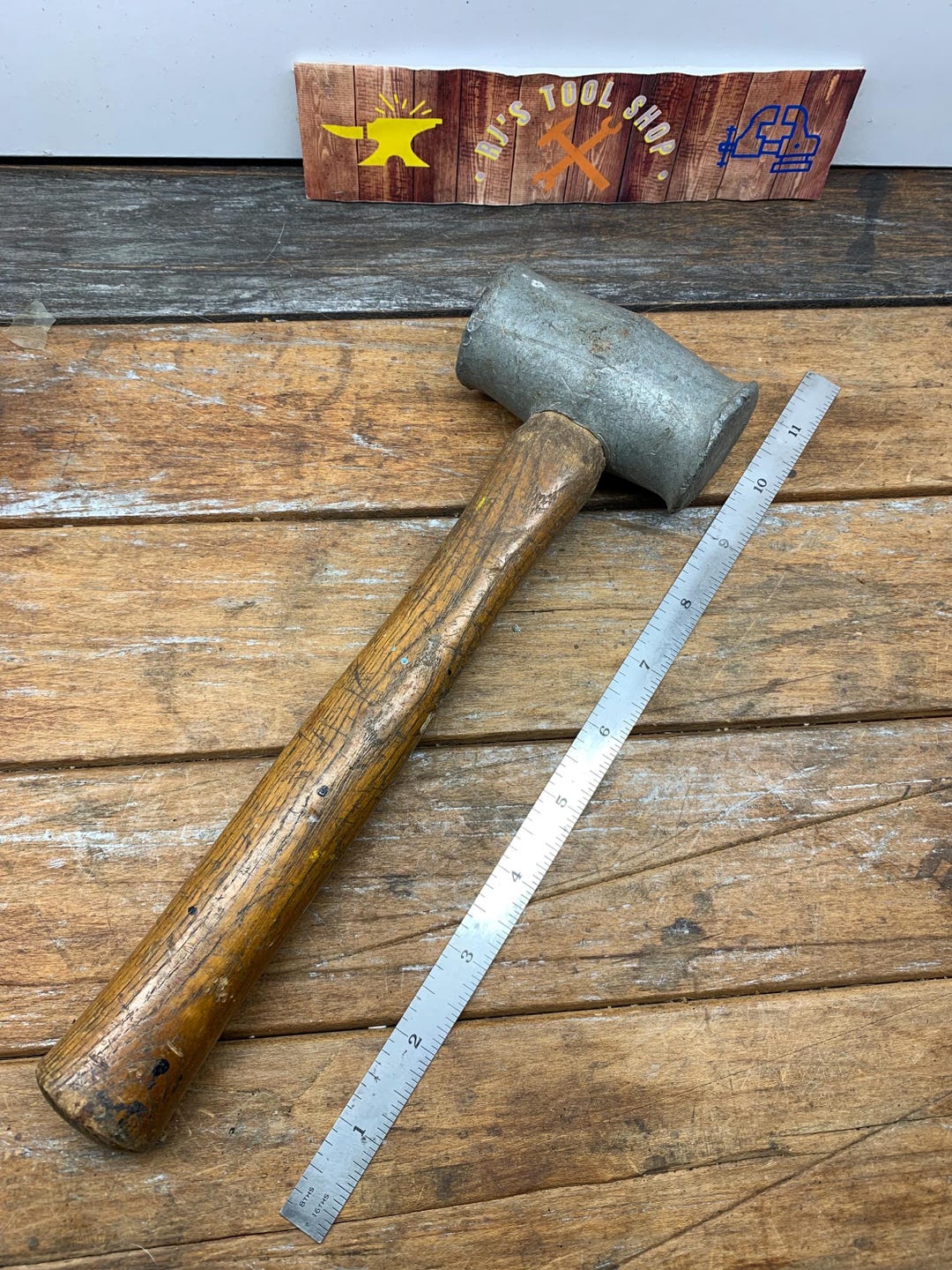 Vintage Lead Mallet Hammer - Etsy