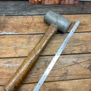 Vintage Lead Mallet Hammer - Etsy