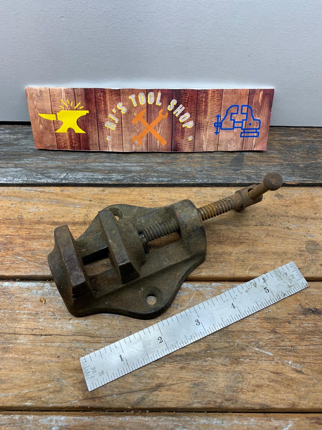 Vintage Drill Press Vise Faint Label 1-1/2 - Etsy